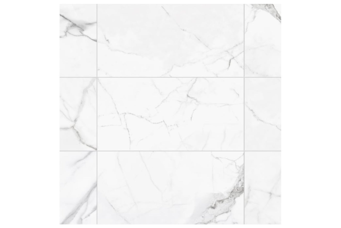L Satori Statuario 12-in x 24-in Polished Porcelain Marble Look Floor ...